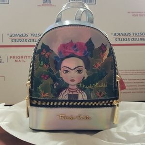 Frida Kahlo | Bags | Frida Kahlo Cartoon Mini Backpack | Poshmark